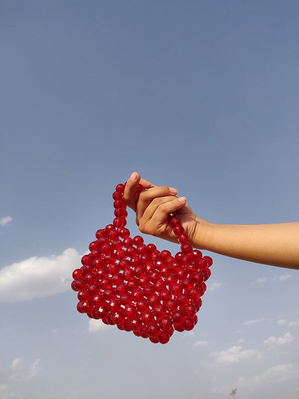 Ava | Red crystal bag – RUBILON